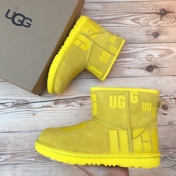 UGG | Shoes | Ugg Classic Mini Scatter Graphic Boot | Poshmark